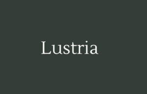 Lustria Font Free Download - Font Sonic