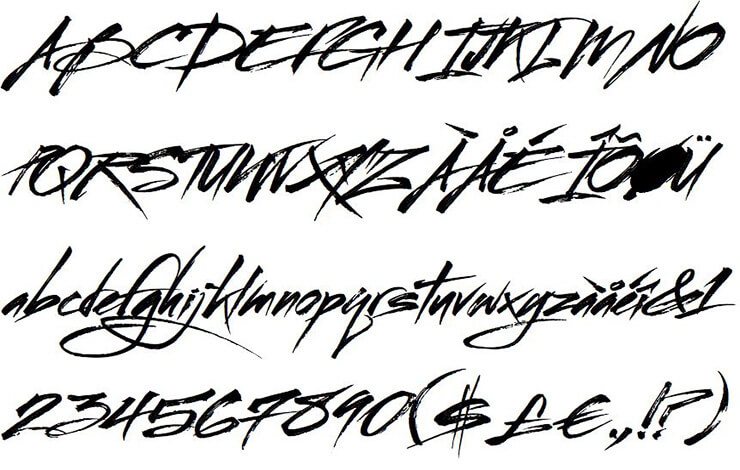 Streetbrush Font Free Download - Font Sonic