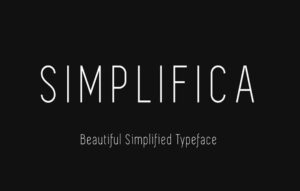 Simplifica Font Free Download - Font Sonic