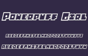Powerpuff Girls Font Free Download - Font Sonic