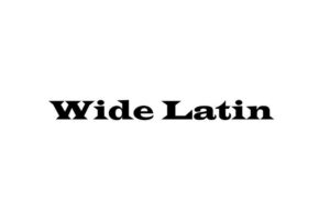 Wide Latin Font Free Download - Font Sonic