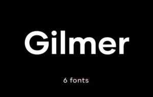 Gilmer Font Free Download - Font Sonic